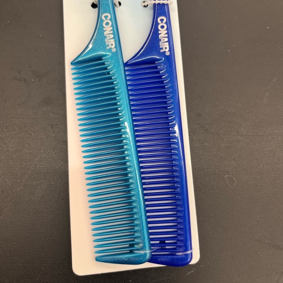 Conair | Hair | 4 Bundle Conair Blue And Teal Hair Combs | Poshmark